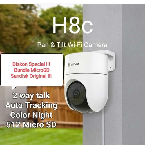 Jual Ezviz H8c Wireless PTZ Outdoor Two Way Audio 2MP Upgraded C8C ...