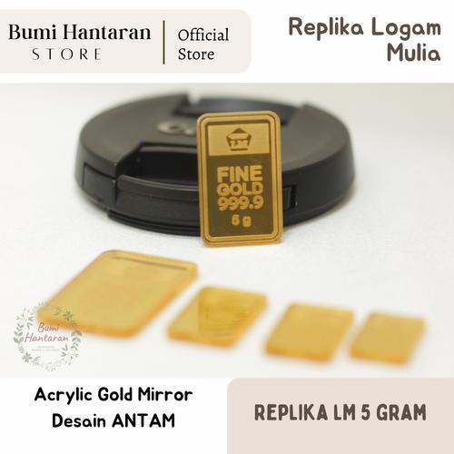 Jual Replika Dummy Emas Logam Mulia Antam 5 gram - 1 gram - Kab ...