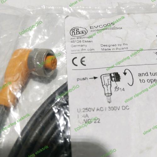 Jual conecting IFM EVC005 5PIN conector+cable 5mtr iFM - Kota Tangerang ...