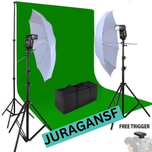 Jual Lampu Flash Trigger set Backdrop studio - Jakarta Barat - Juragan ...