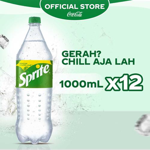 Jual Sprite Lemon Lime Minuman Soda - Botol 1L x 12pcs - Kota Depok ...