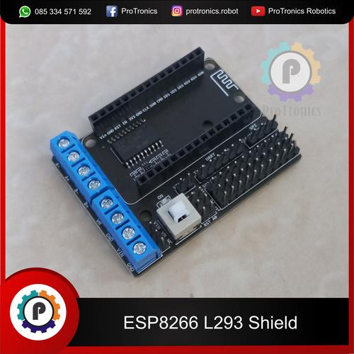 Jual L293 L293D MOTOR DRIVER SHIELD FOR NODEMCU DOIT WIFI ESP8266 - Kota Surabaya - ProTronics ...