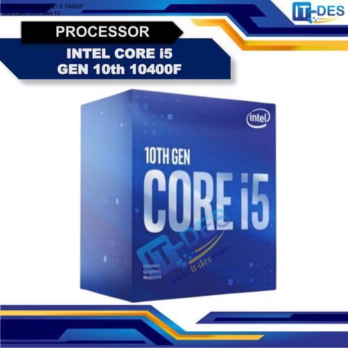 Jual Processor Intel Core i5 10400F Box LGA 1200 Gen 10 - 10400F - Kota ...
