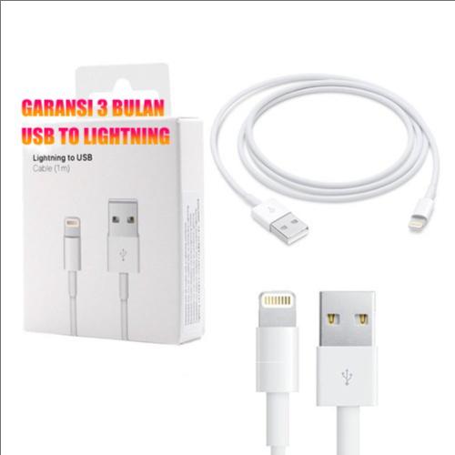 Jual Kabel iphone 6 7 8 X Kabel Data Iphone UBS to LIghtning Cable ...