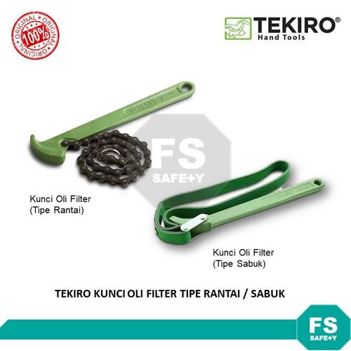 Jual Tekiro Kunci Oli Filter Mobil Rantai Belt Oil Filter Wrench ...