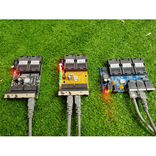 Jual 2SC 4E | 2FO 4RJ45 HTB Media Converter modif input/output POE ...