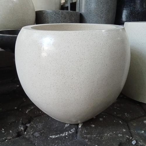 Jual Pot terazzo model bakul t40cm d37cm // pot minimalis // pot ...