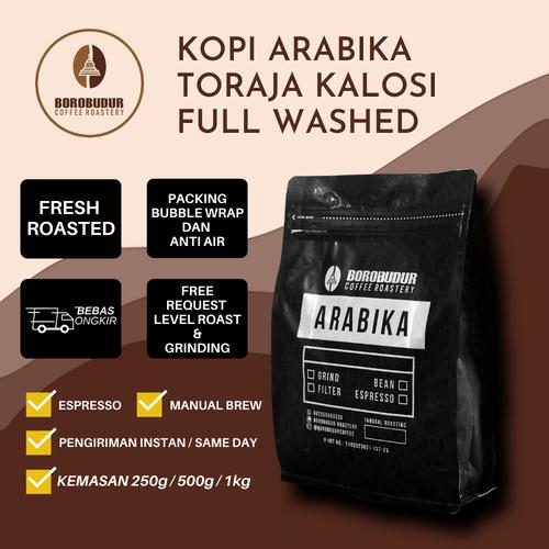 Jual 1KG KOPI ARABIKA TORAJA KALOSI SINGLE ORIGIN - BIJI, 500gram ...
