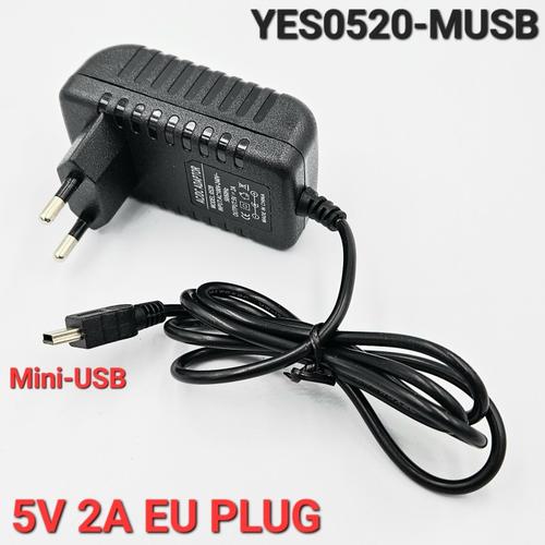 Jual AVPRO YES0520 Power Adaptor 5V 2A 5.5mm 2.5mm / Mini-USB - 5V 2A ...