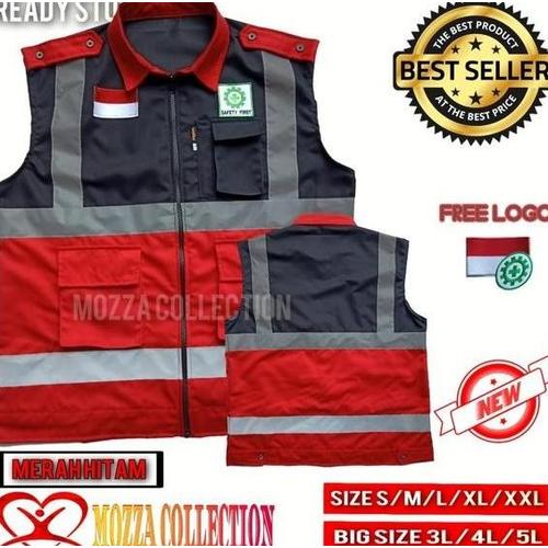 Jual ROMPI PROYEK ROMPI SAFETY HITAM MERAH ROMPI PROYEK ROMPI KERJA ...