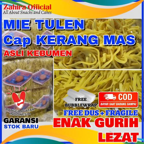 Jual Mie Kuning Kering Mie Tulen Cap KERANG MAS Khas Kebumen - Kab ...