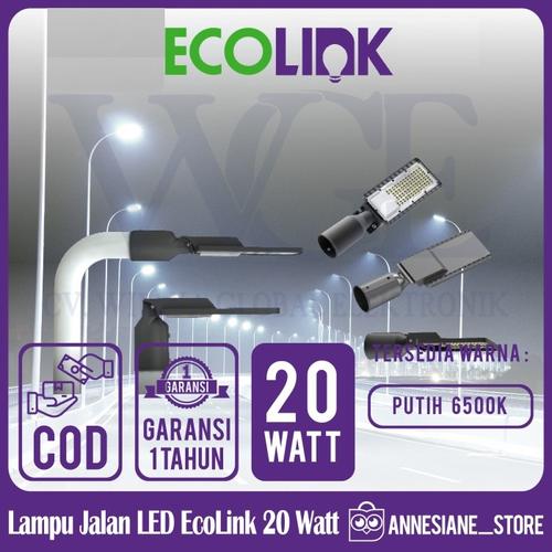 Jual Lampu Jalan LED ECOLINK Tahan Air 20 Watt PJU 20W 20 W 20Watt Outdoor - Kota Bandung ...