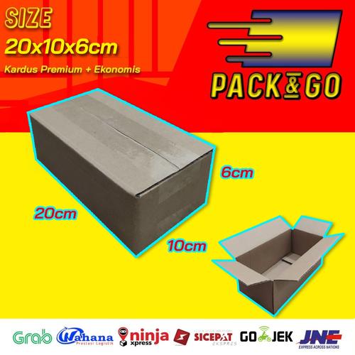 Jual 20x10x6 cm PACKAGING KARDUS karton Kardus Box Baru Packing ...
