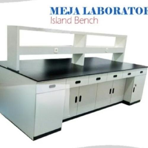 Jual Meja Laboratorium tengah island bench meja kerja phenolic 6mm Meja ...