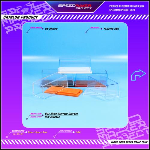 Jual Box Mika Acrylic Display Hot Wheels Matchbox Tomica 1:64 Model RLC ...