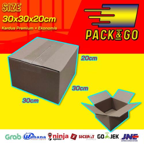 Jual 30x30x20 cm PACKAGING KARDUS karton Kardus Box Baru Packing ...