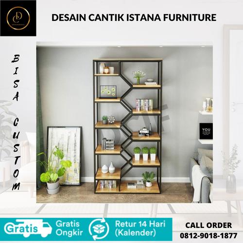 Jual Rak Partisi Sekat Ruangan Industrial Modern Minimalis - Kota ...