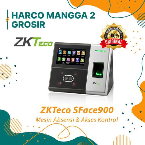 Jual ZKTeco SFace900 Mesin Absensi & Akses Kontrol Pintu Sidik Jari Wajah - Jakarta Pusat ...