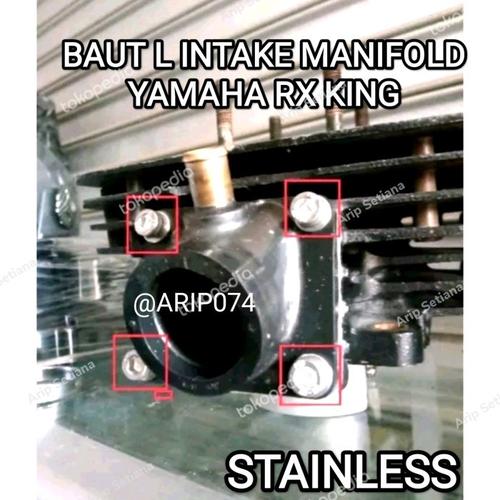 Jual BAUT L STAINLESS INTAKE MANIFOLD RX KING RXS RXK BAUT INTAKE ...