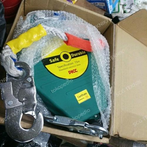 Jual Fall Arrester Wire Ropo Safety equipment Falling Protector 5 meter ...