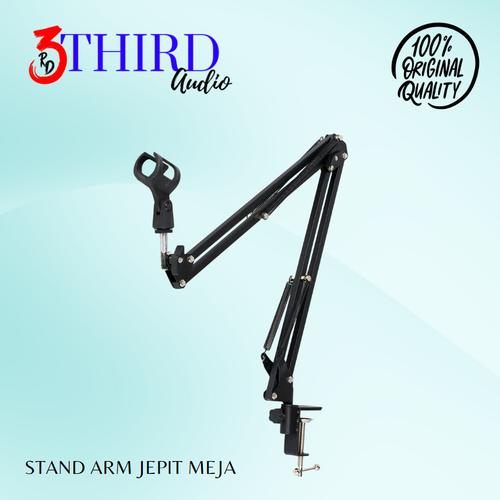 Jual Stand Arm Microphone Jepit Meja Stand Mic Desk Stand - Jakarta ...