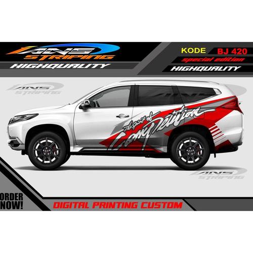 Jual DECAL STICKER MOBIL PAJERO , FORTUNER / STICKER MOBIL / STIKER ...