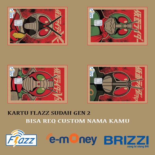 Jual Kartu Flazz BCA Gen 2 custom print 2 sisi saldo 0 / Flazz BCA GEN ...