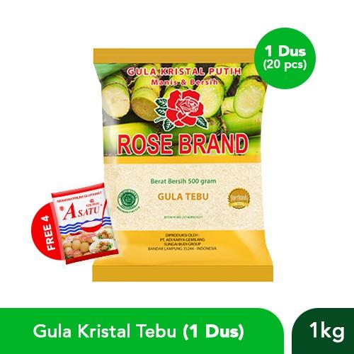 Promo Rose Brand - Gula Kristal Kuning (1 Dus) + Gratis MSG A Satu 50 ...