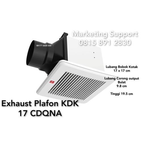 Jual Exhaust Plafon 8 inch Ceiling Mount 8 inch Exhaust Sirocco KDK ...