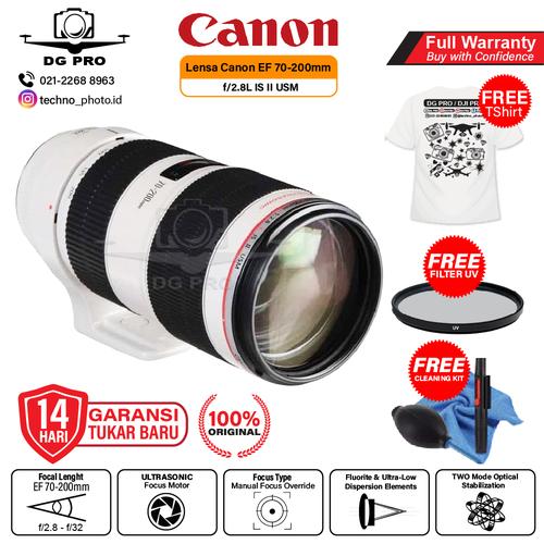 Jual Canon EF 70-200mm f2.8L IS II USM / Lensa 70-200mm F/2.8 L IS II USM - BOX ORIGINAL ...