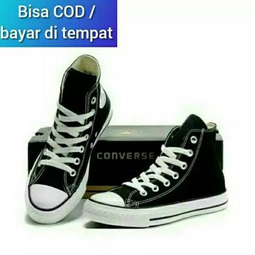 Jual Sepatu Converse All Star High hitam putih - 36, Hitam - Jakarta ...