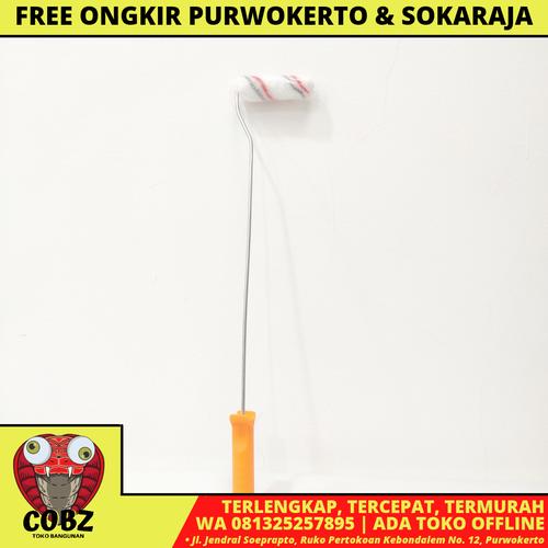 Jual 4 IN / GLX Kuas Busa Roll Cat Tembok Kayu Besi Kecil + Gagang Set ...