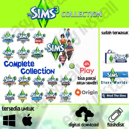 Jual The Sims 3 Complete - USB Flashdisk - Jakarta Barat - easyinstall ...