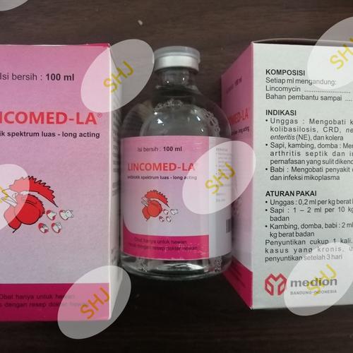Jual LINCOMED LA 100ml - Antibiotik spektrum luas untuk ternak - Kota ...