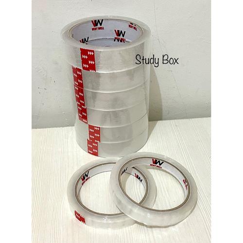 Jual VERY WELL ISOLASI 12mm 24mm CELLO TAPE 1x72 1/2x72yard - 12MM 1 ...