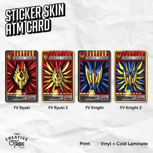 Jual Final Vent Sticker Card Skin - Vinyl Debit Emoney Flazz Kamen ...