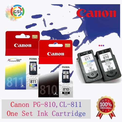 Jual TINTA CARTRIDGE CANON 810 BLACK / 811 COLOR FOR IP2770 - COLOR ...