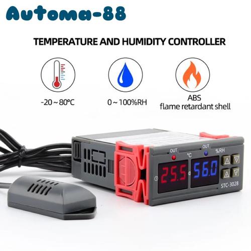Jual DC 12V Digital Humidity Temperature Controller Indicator display ...