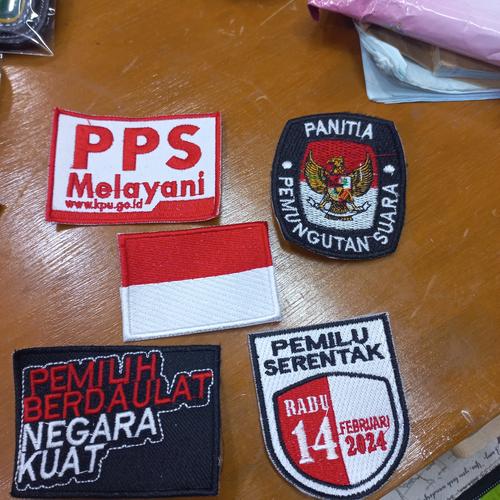 Jual logo bordir KPU PPS 1 set - Jakarta Pusat - emm yanti | Tokopedia