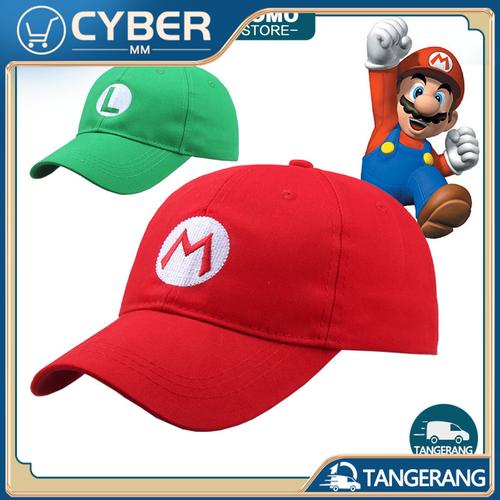 Jual Topi Mario Bros / Super Mario Hat Cap - Merah - Kota Tangerang ...