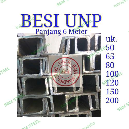 Jual BESI UNP 100 / KANAL U 100 / UNP 100 x 6 Meter - Kota Tangerang ...