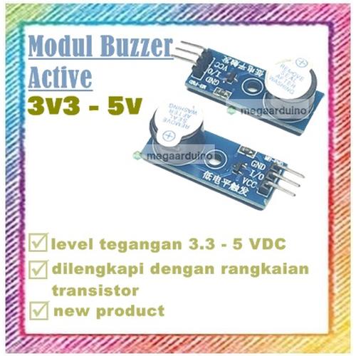 Jual Modul Buzzer Active Module Buzzer Aktif 3.3 - 5 VDC - Kota ...