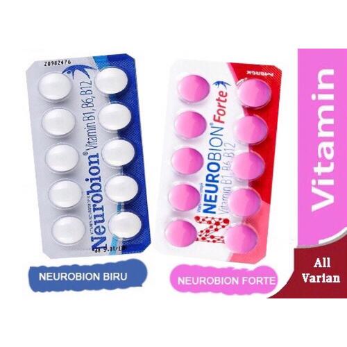 Jual Neurobion & Neurobion Forte - Vitamin Saraf, 1 strip isi 10 tablet ...