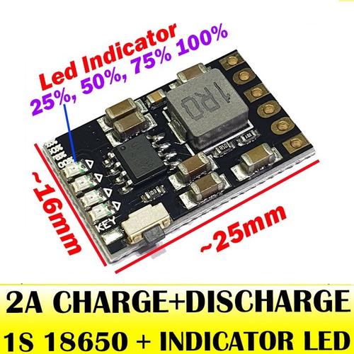 Jual Modul 5V 2A Charge Discharge Module 4 In 1 Lithium Battery ...