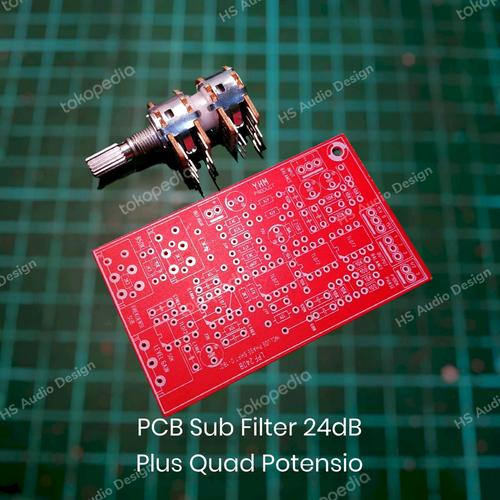 Jual PCB filter subwoofer 24db + Potensio - Kab. Sidoarjo - HS Audio ...