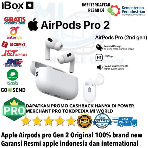 Jual Apple Airpods Pro 2 2022 airpod pro Gen 2 Original Garansi Resmi Baru - Garansi inter ...