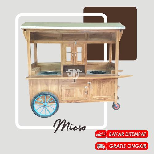 Jual Gerobak Jualan Mie Ayam Bakso E1 Roda 3 Paket Usaha Dikirim dari ...