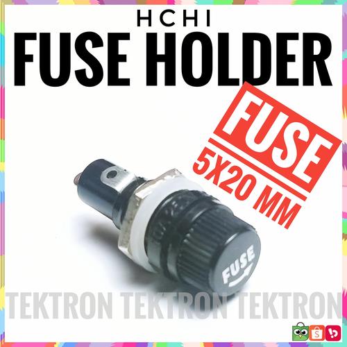 Jual HCHI Fuse Holder KECIL sekring 5x20mm Panel Box Rumah 5mm x 20mm ...