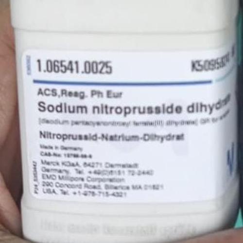 Jual Merck sodium nitropruside 1.06541.0025 - Kab. Bandung Barat - ND ...