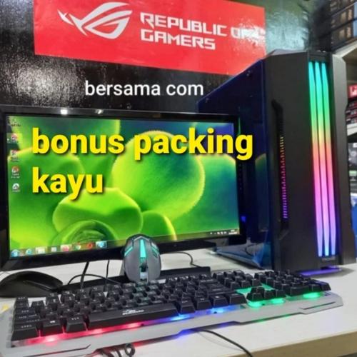 Jual Pc gaming editing core i7 vga 4gb monitor 19 in Fulset - Kota Bandung - bersama computer ...